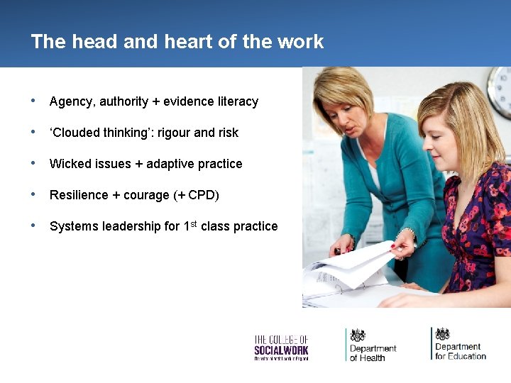 Social Work Reform Progress opportunities and challenges Lyn