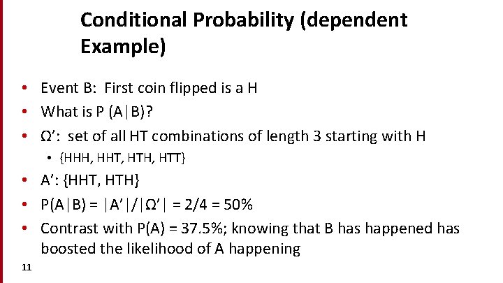 Introduction to NLP Mathematical Foundations Probability Many slides