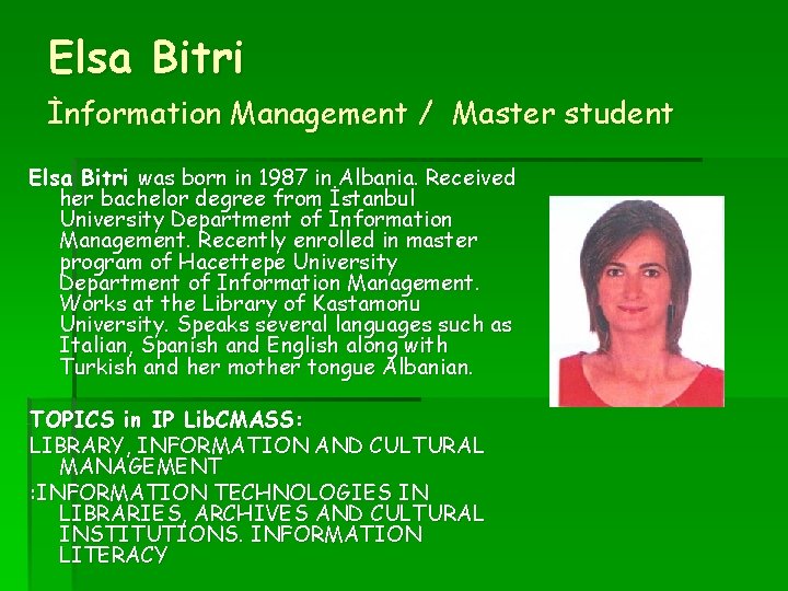 IP Library Information and Cultural Management Academic Summer