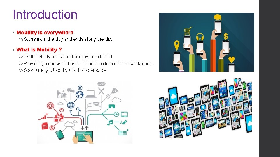 Mobility Android Agenda Introduction Mobility Panorama Mobile Platforms