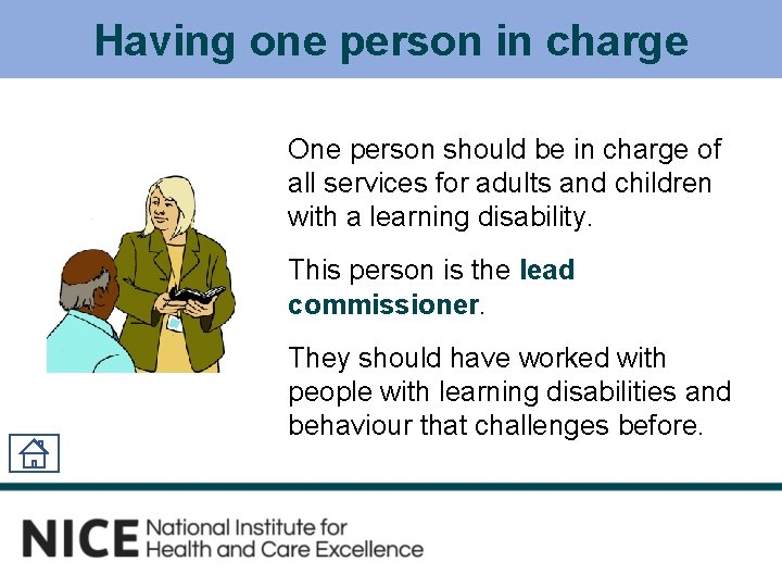 Learning disabilities and behaviour that challenges Service guidance