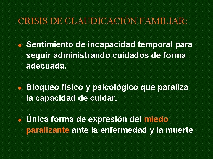 Aspectos psicolgicos de los Cuidados Paliativos Paloma Babn