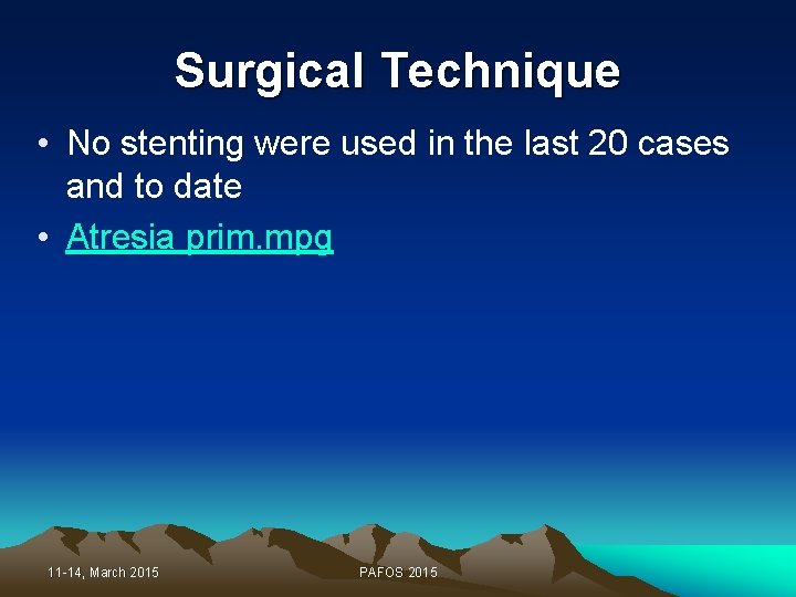 Endoscopic Repair of Bilateral Congenital Choanal Atresia over