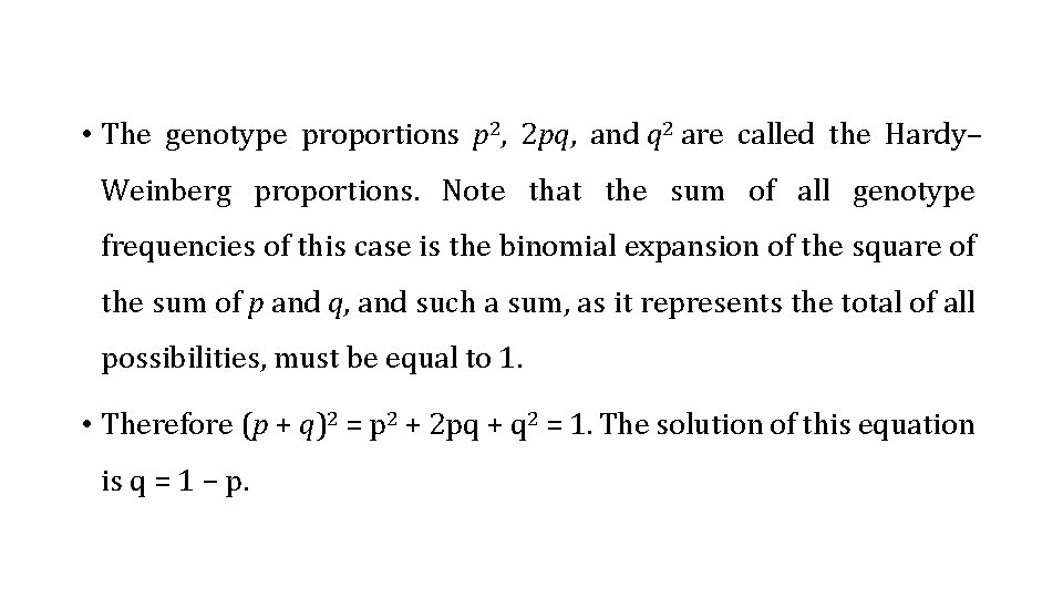 POPULATION GENETICS Definition Population genetics is the study