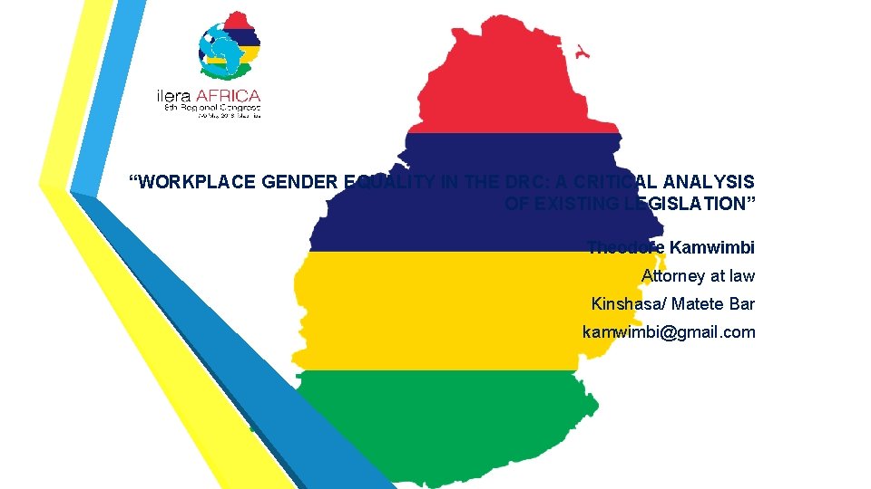 WORKPLACE GENDER EQUALITY IN THE DRC A CRITICAL