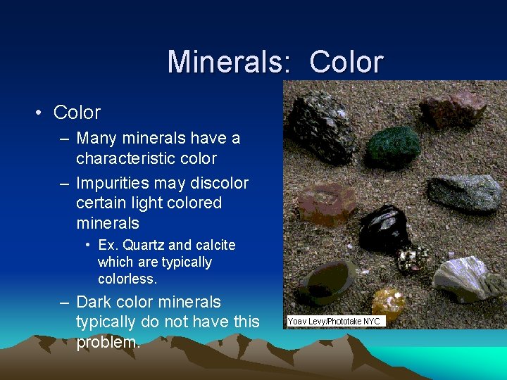 Mineral Identification Mr Jensen Ref Mc Guire ESPS