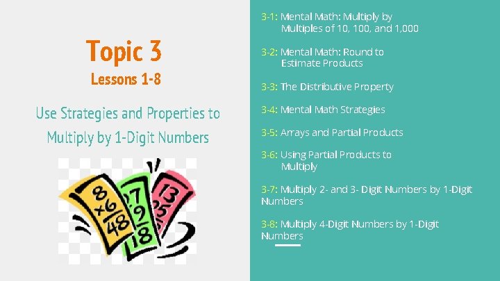 Topic 3 Lessons 1 8 Use Strategies and