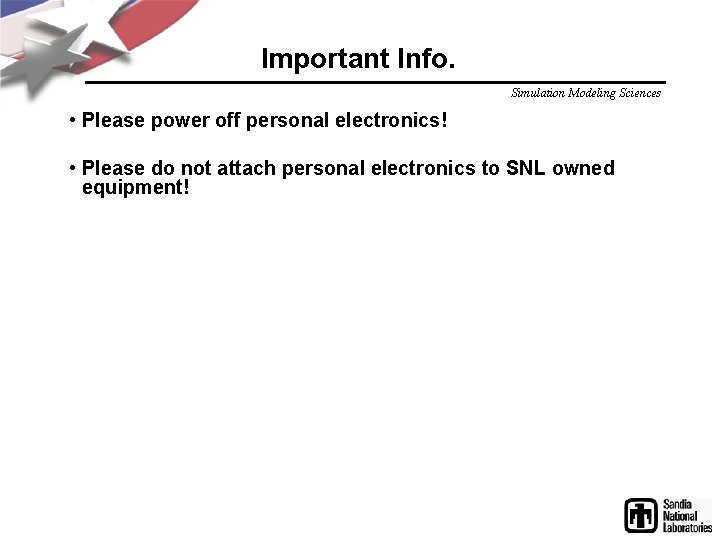 Simulation Modeling Sciences Geometry and Mesh Generation Toolkit
