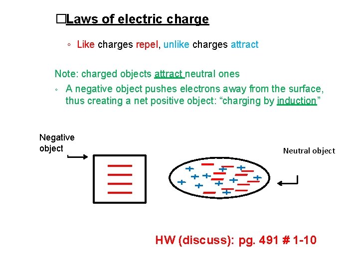 Electrostatics Electrostatics Smallest bits of electric charge Protons