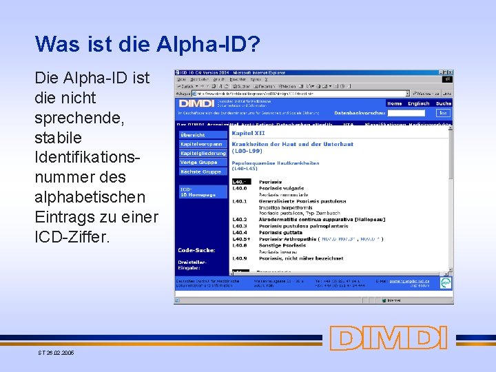 AlphaID Brcke zwischen Abrechnung und medizinischer Dokumentation Dr