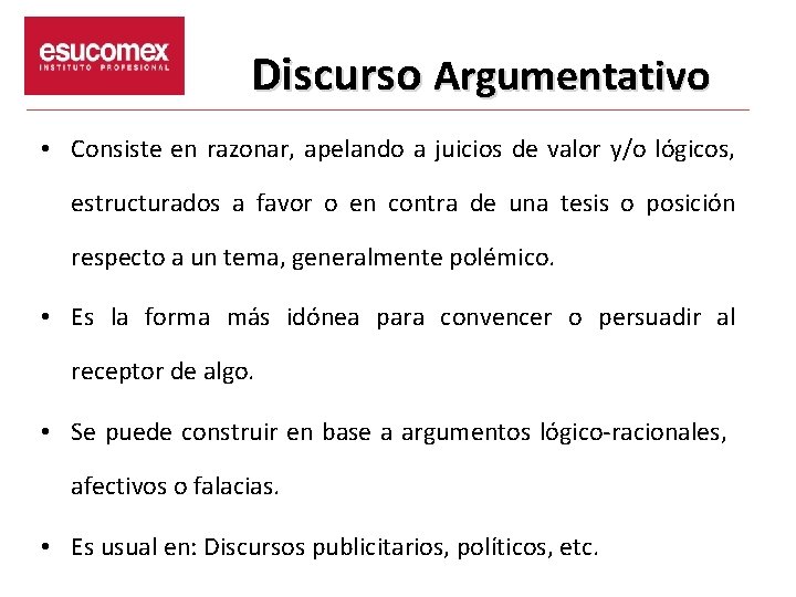 TEXTO Y DISCURSO Programa de Comunicacin Oral y