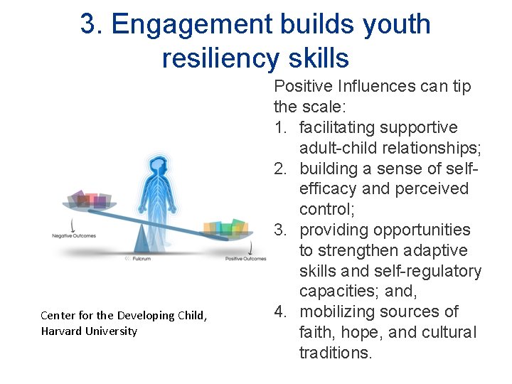 Youth Engagement A Framework for Building Youth Resilience