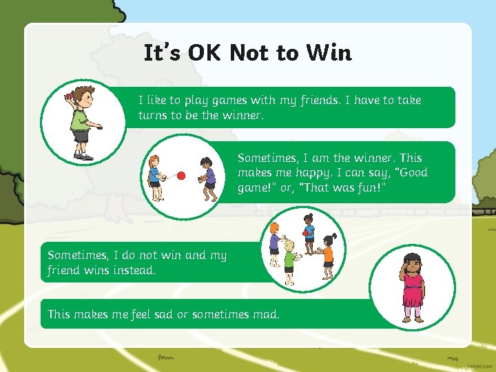 Its OK Not to Win I like to