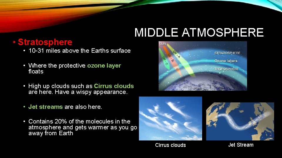 Atmosphere ATMOSPHERE The Earths atmosphere is divided into