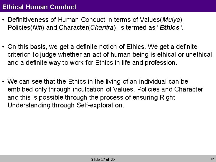 Module 5 Implications of the Holistic Understanding a