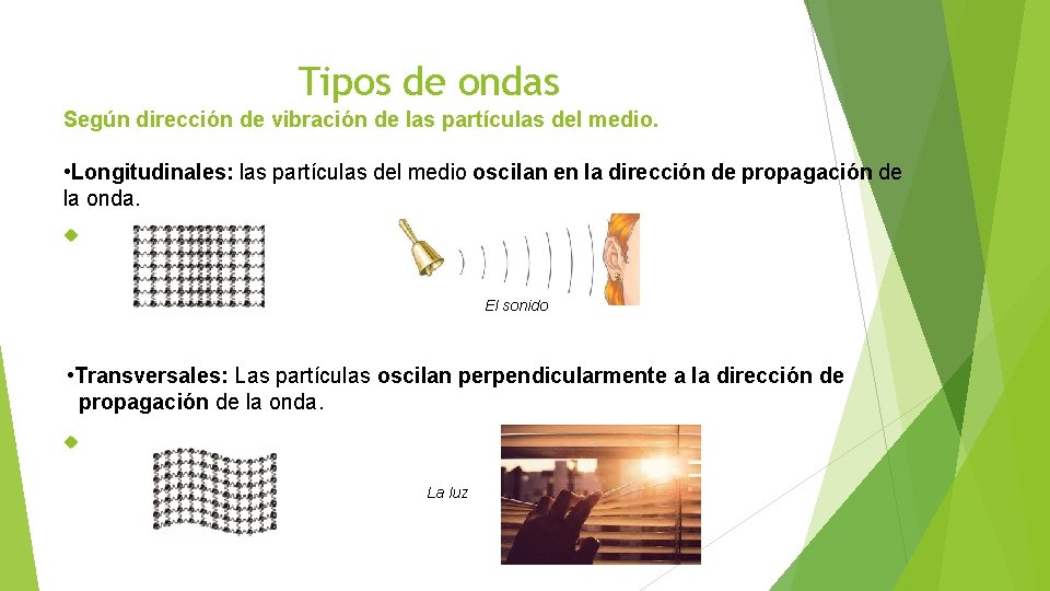 Las ondas Profesora Roxana Reinoso MATERIAL DE APOYO