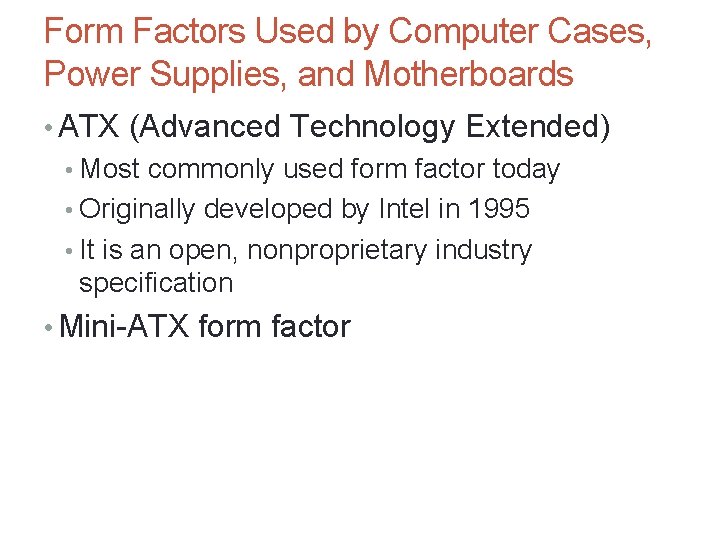 CHAPTER 1 First Look at Computer Parts and