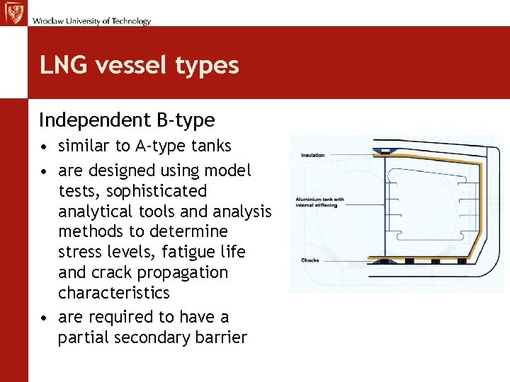 LNG systems for natural gas propelled ships Jaroslaw
