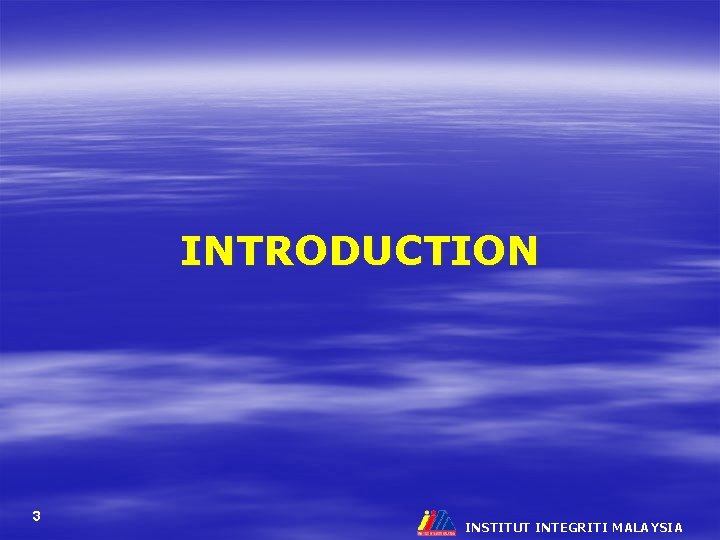 THE NATIONAL INTEGRITY PLAN OF MALAYSIA BY DATUK