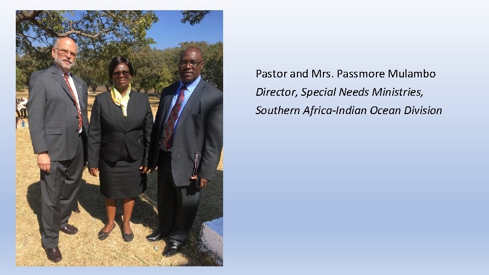 Zambia Special Needs Camp Meeting Southern AfricaIndian Ocean