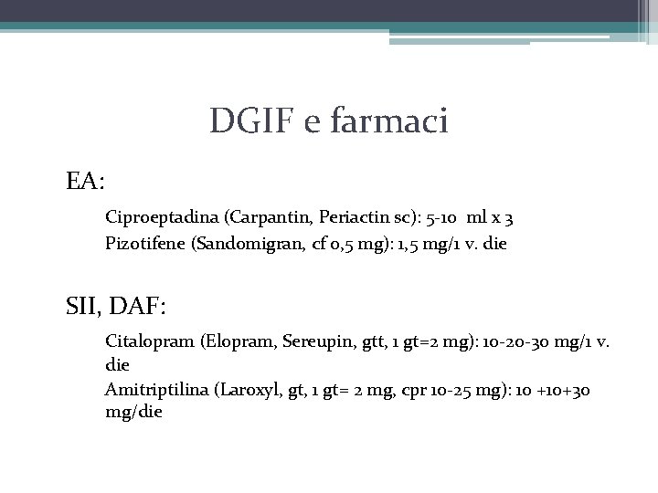 I DOLORI ADDOMINALI RICORRENTI UN PROTOCOLLO DA CONDIVIDERE