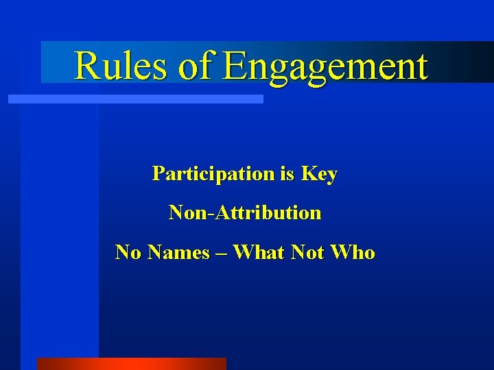 CRM Crew Resource Management Rules of Engagement Participation
