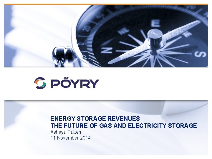 ENERGY STORAGE REVENUES THE FUTURE OF GAS AND