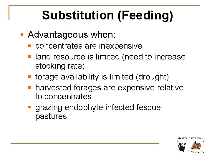 Supplementing and Feeding Calves and Stocker Cattle Discussion