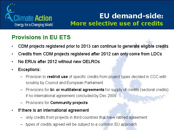 Overview of EU offset provisions Thomas Bernheimec europa