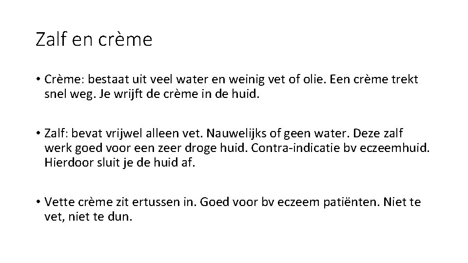 VPH Les 2 medicate Medicatie Medicatie uitzetten of