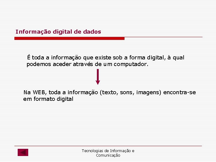 TIC Tecnologias de Informao e Comunicao TIC Terminologia