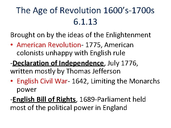 Chapter 14 section 3 Political Changes in Europe