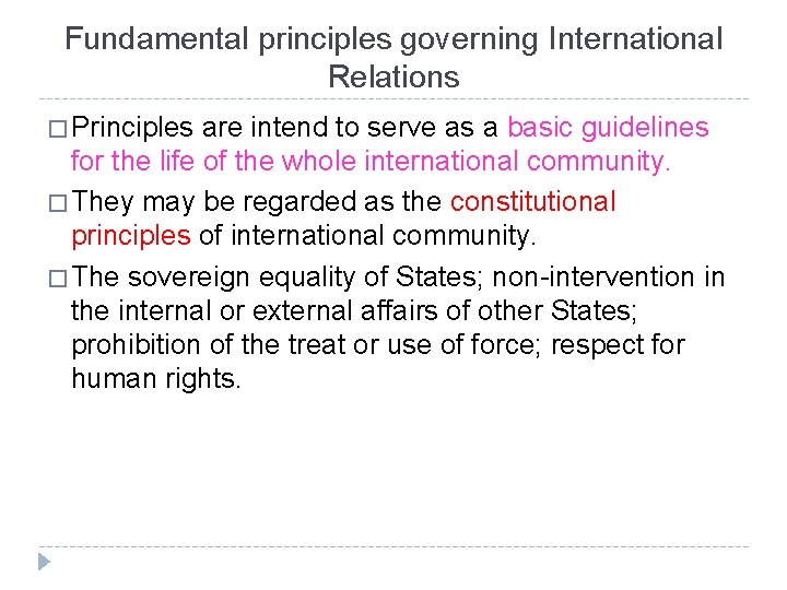 International Law History and Nature Introduction Where does