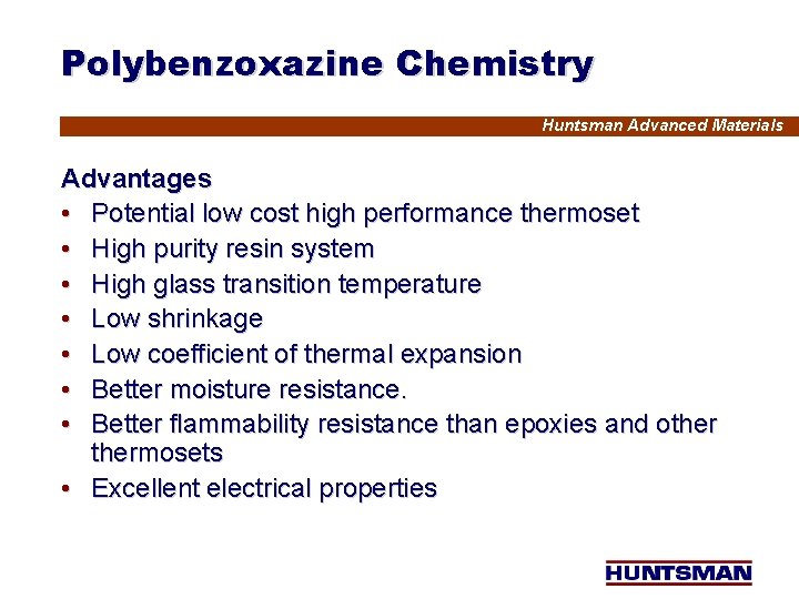 Polyurethanes Specialties Polybenzoxazines New Chemistry Roger Tietze ...