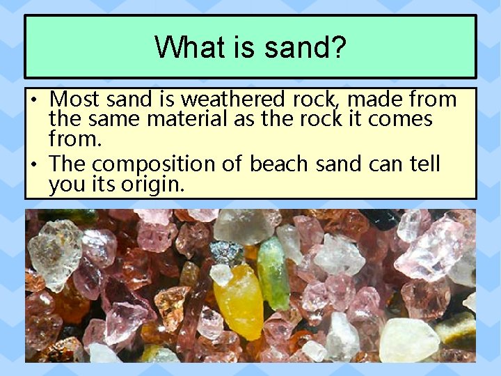 Sand Formations Unit Standards 5 E 3 B
