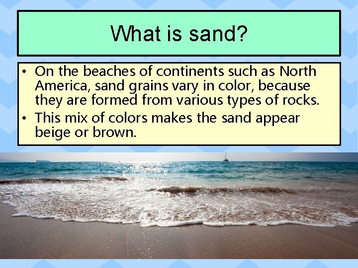 Sand Formations Unit Standards 5 E 3 B