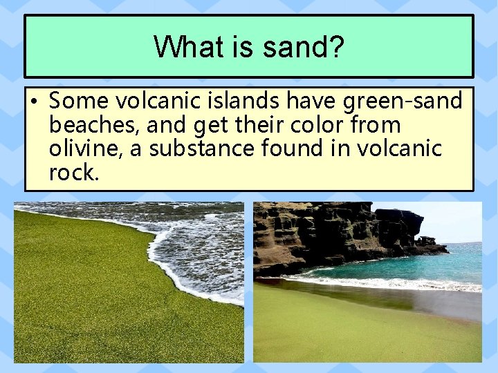Sand Formations Unit Standards 5 E 3 B