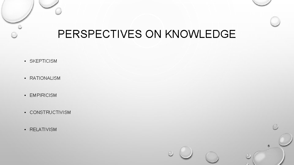 CHAPTER 3 THE SEARCH FOR KNOWLEDGE 1 CHARTING