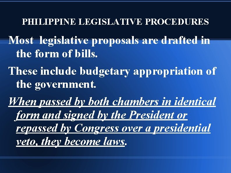 REPUBLIC of the PHILIPPINES Philippine Legal System Government