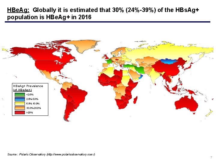 Global Estimate of Hepatitis B and Hepatitis Delta