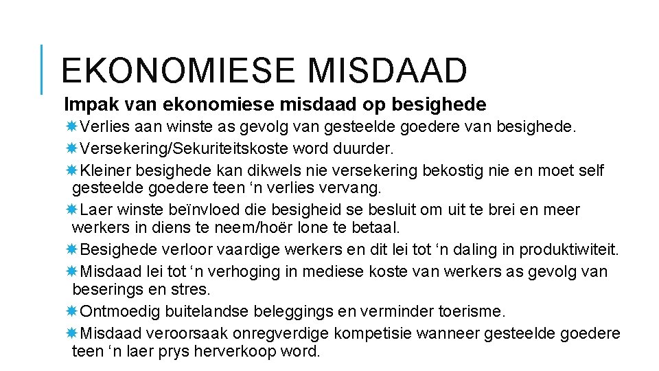 HEDENDAAGSE SOSIO EKONOMIESE KWESSIES Besigheidsomgewing Kwartaal 1 ...