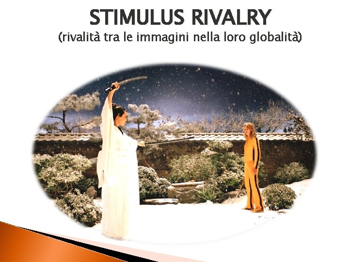 LA RIVALITA BINOCULARE Che cos la Rivalit Binoculare