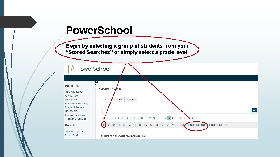 Power School Grades and Attendance Report Power School