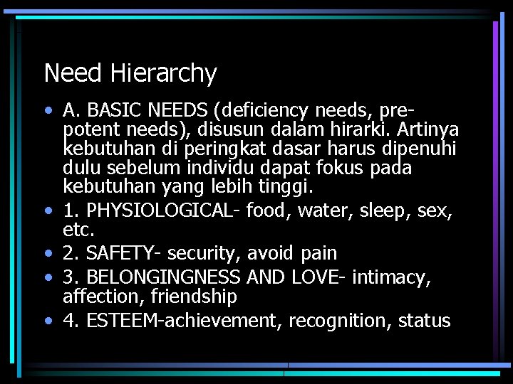PENDEKATAN HUMANISTIK MASLOW Abraham Maslow 1908 1970 Lahir