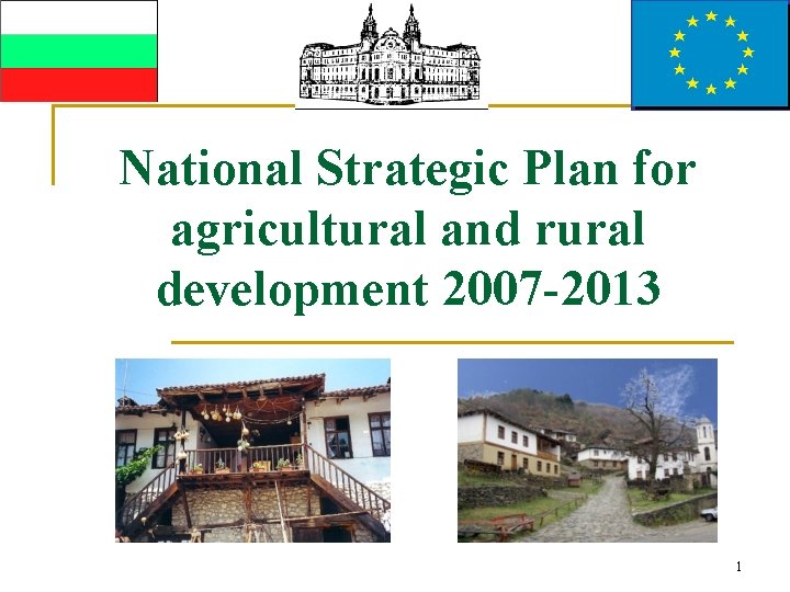 National Strategic Plan for agricultural and rural development