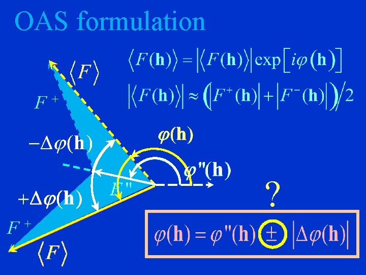 Directmethod phasing of anomalous diffraction Why direct method