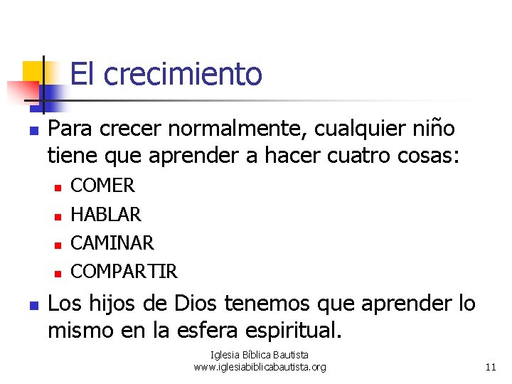 Mi Crecimiento en Cristo Leccin 2 Cmo crecer