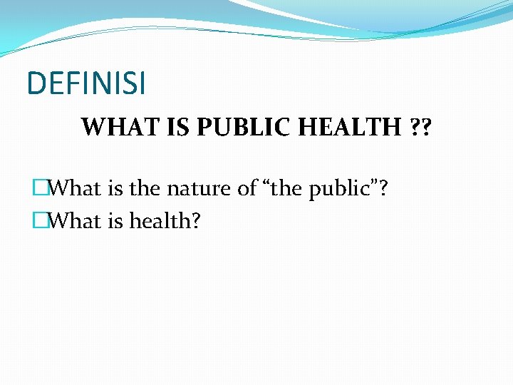 PENGANTAR ILMU KESEHATAN MASYARAKAT Dandy Maslow dandy maslowalumni