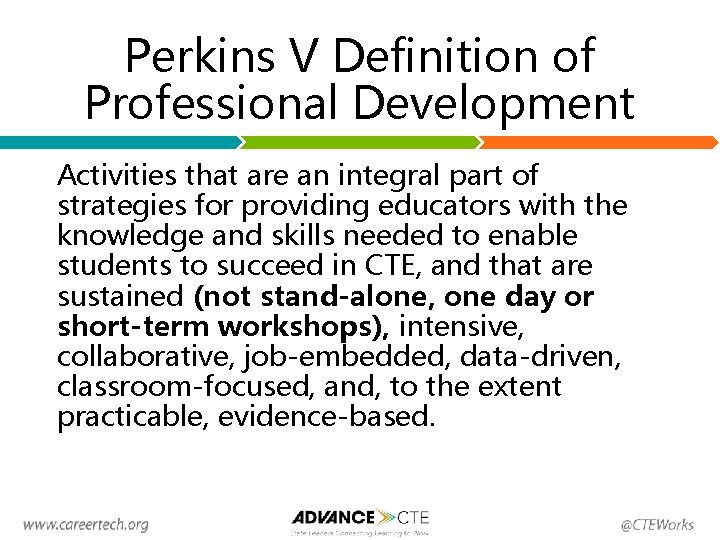 Perkins V HOSA September 26 2019 Strengthening Career