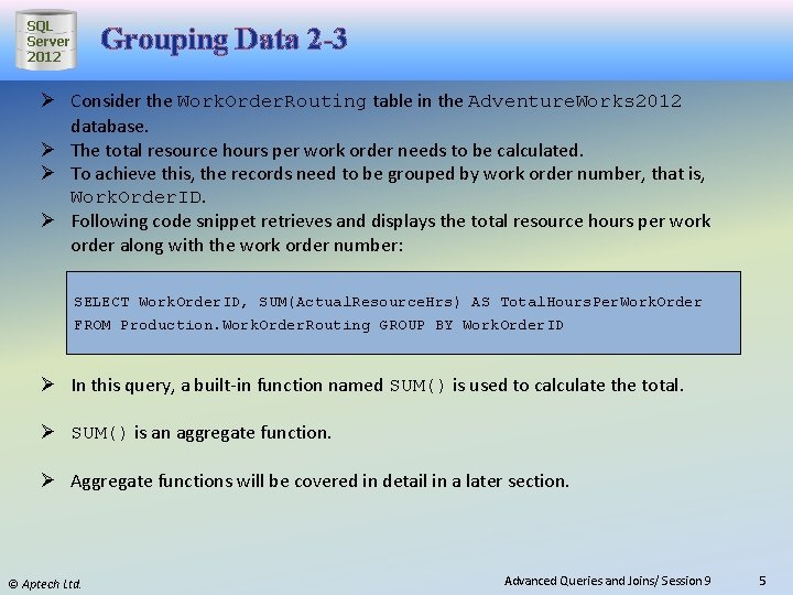 How to execute a function in adventureworks2012 database - acetoregistry